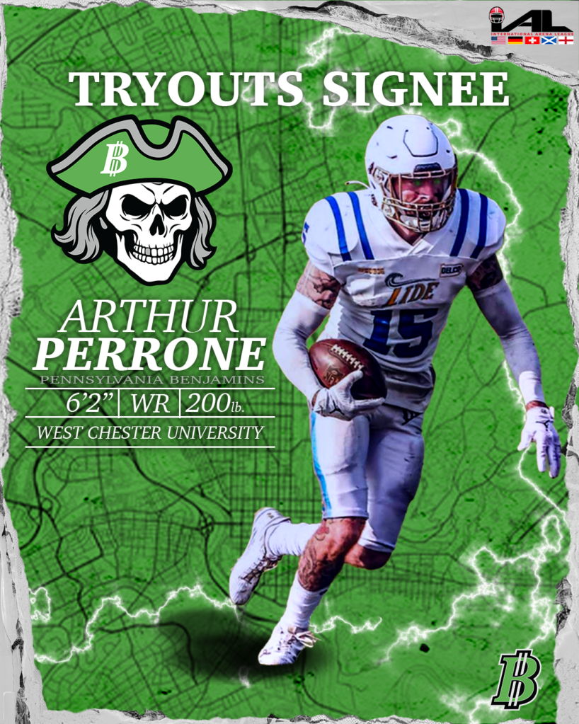 Pennsylvania Benjamins Sign WR Arthur Perrone – IAL Football ...