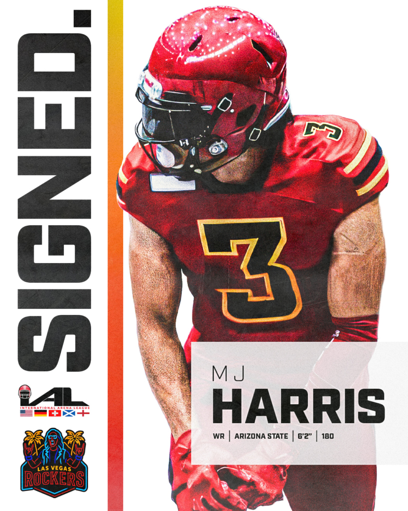 Las Vegas Rockers Sign WR MJ Harris – IAL Football – International ...